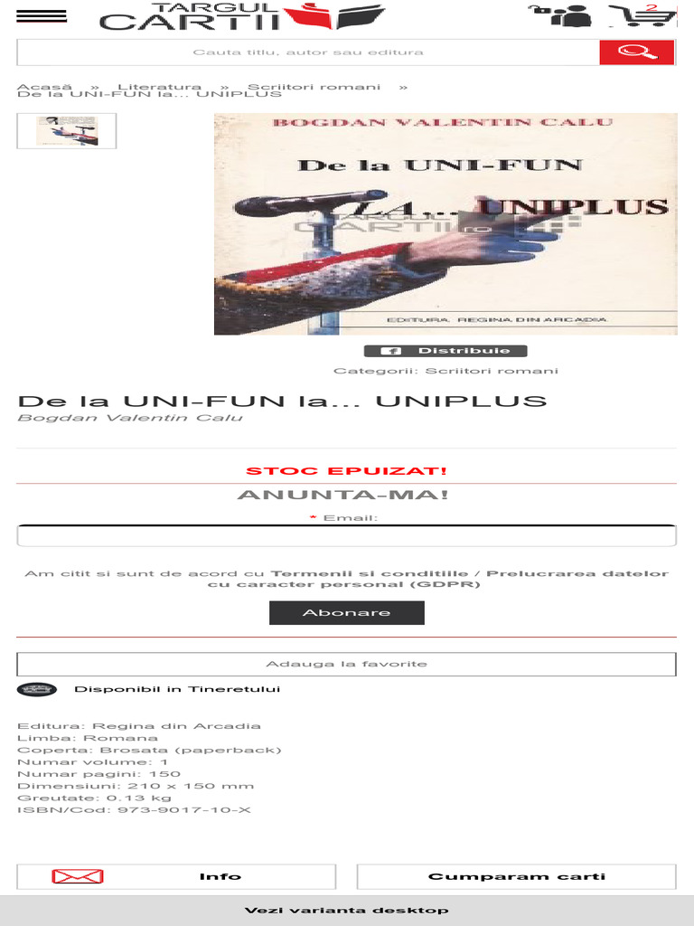 Bogdan Valentin Calu - de La UNI-FUN La... UNIPLUS | PDF