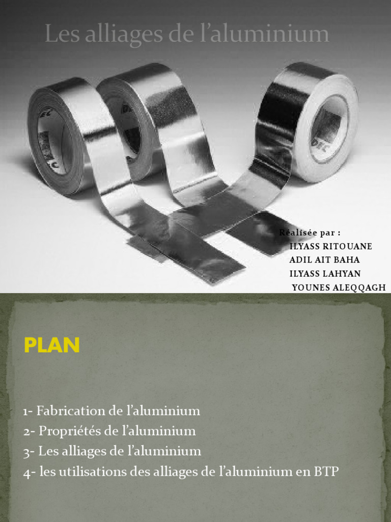 Al Et Alliage | PDF | Aluminium | Science des matériaux