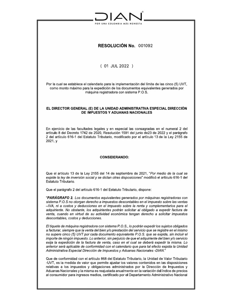 Resol 1092 2022 | PDF
