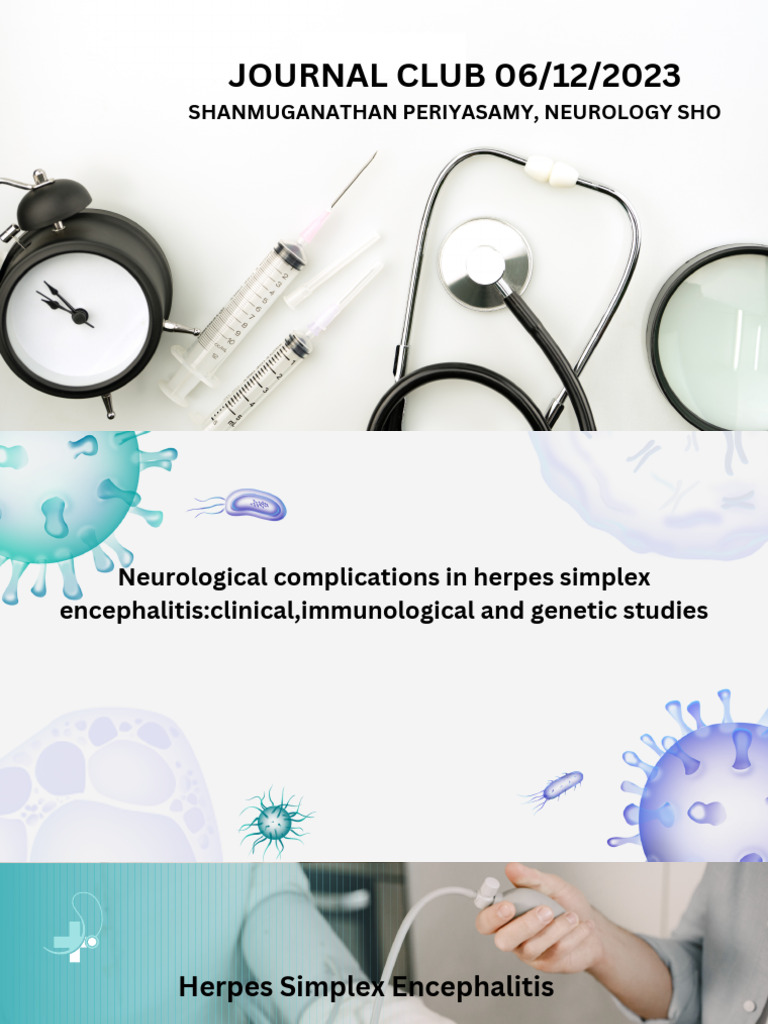 Blue and White Professional Science Project Presentation | PDF | Herpes ...