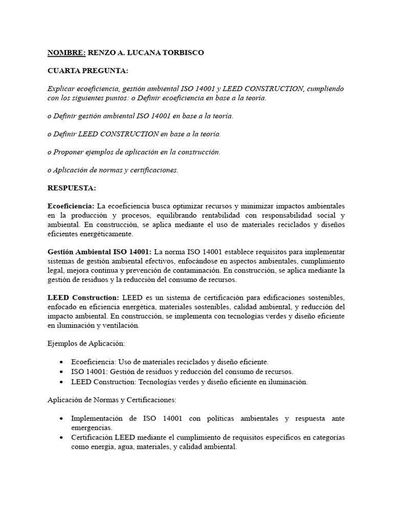 Cuarta Pregunta | PDF