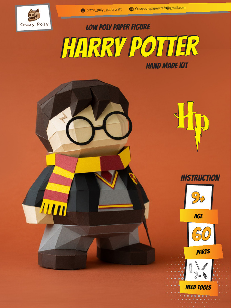 Harry Potter Papercraft Kit Instructions | PDF | Crafts | Stationery
