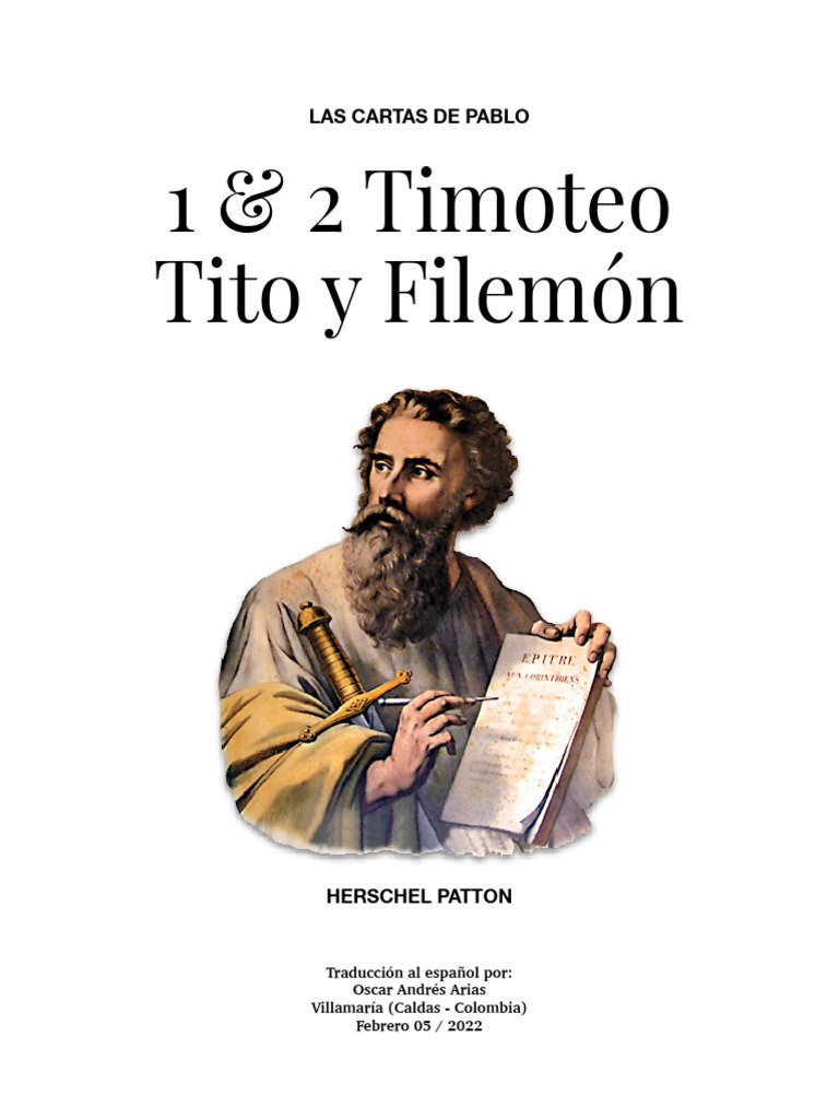 Cartas de Pablo a Timoteo y Tito | PDF | Pablo el apóstol | Diácono