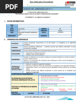 1° DPCC - Actv.01-Und.7 2023 (1) Sesion de Aprendizaje | PDF | Ciudadanía | Estado (política)