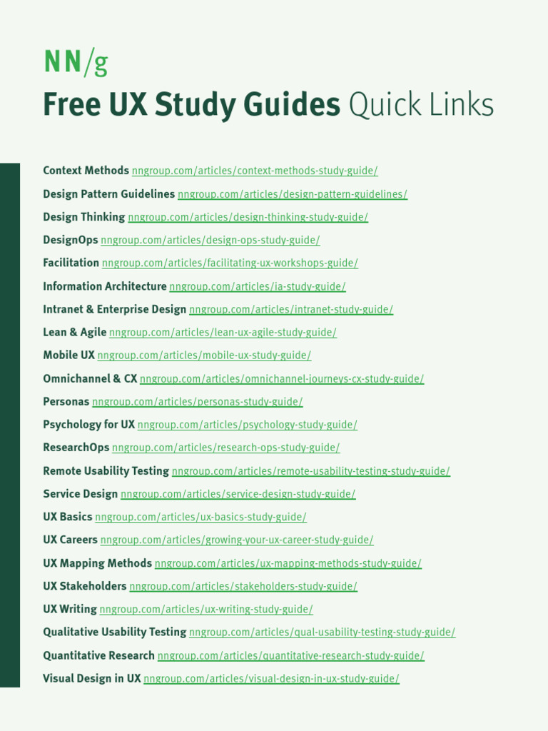 UX Study Guide 1695103325 | PDF | Art | Technology & Engineering