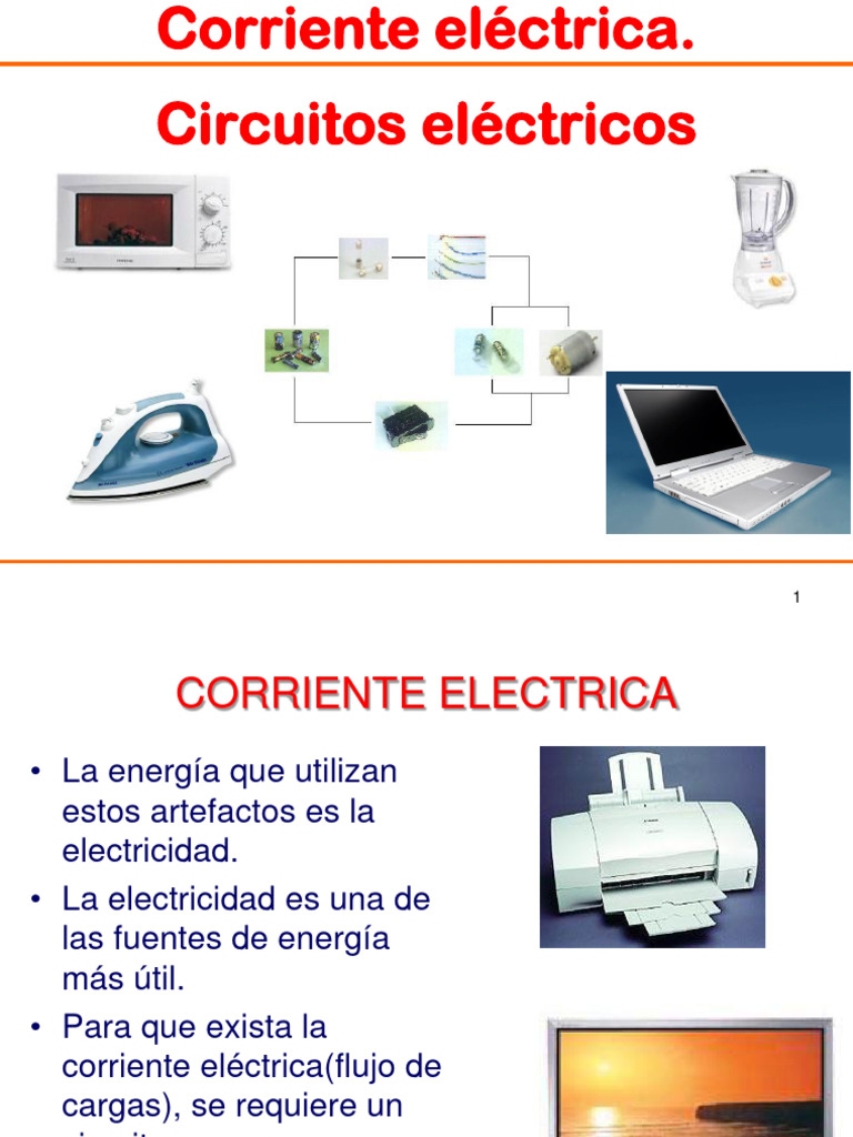 DIAPOSITIVAS Corriente Electrica 3 | PDF | Corriente eléctrica ...