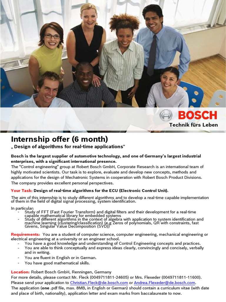 Bosch Internship Offer realTimeAlgorithms 2024 | PDF | Art