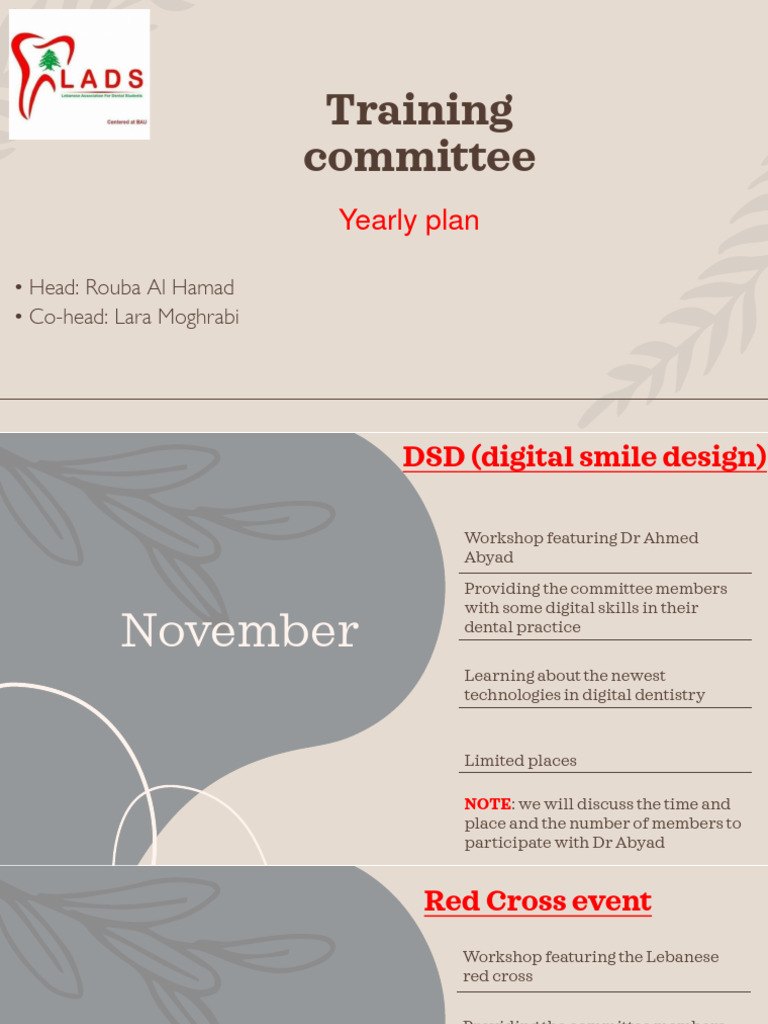 Training Committee | PDF