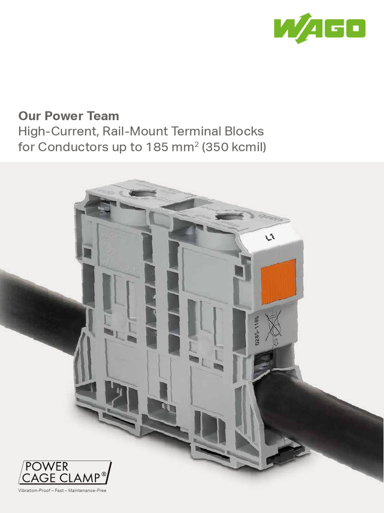 Power-CAGE-CLAMP-60369122 | PDF | Electrical Engineering | Manufactured ...