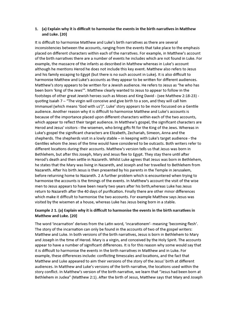Birth Narratives | PDF | Nativity Of Jesus | Jesus
