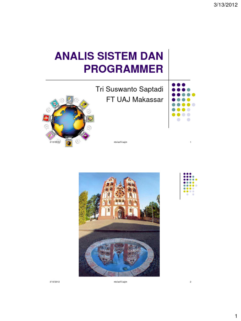Pertemuan 3 Analisis Sistem Dan Programmer | PDF