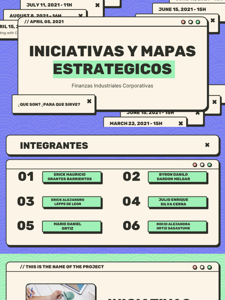 Iniciativas y Mapas Estrategicos | PDF | Business