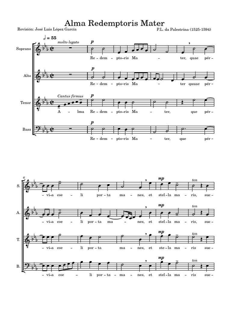 Alma Redemptoris Mater | PDF