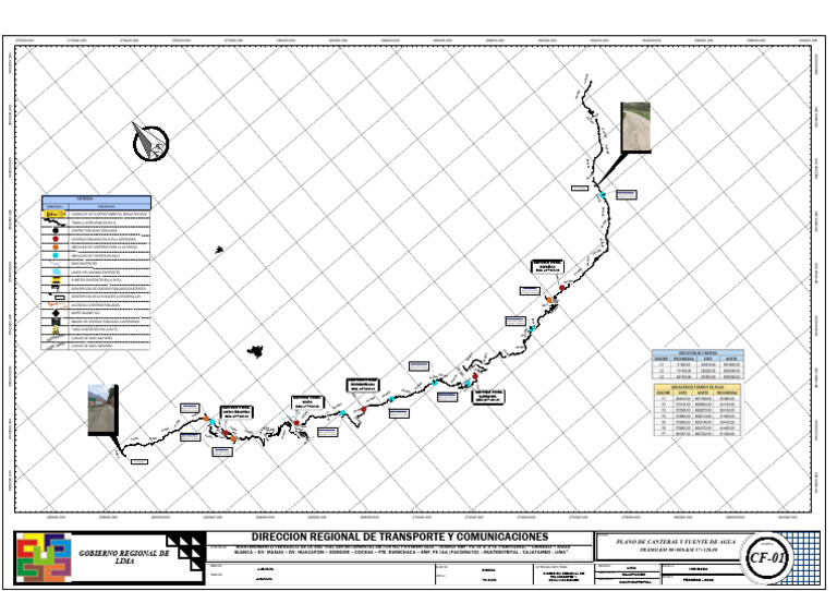 Plano Ubicacion de Canteras y Fuente Aguas | PDF