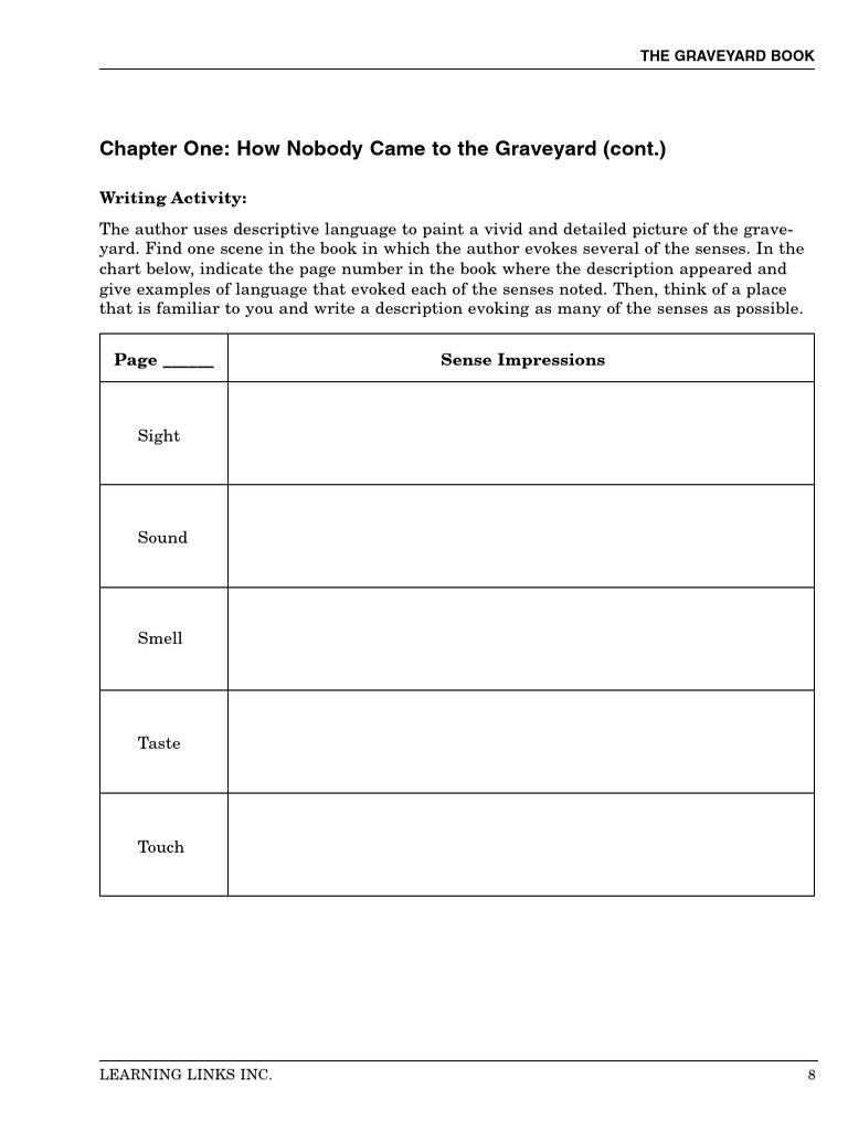 The Graveyard Book Chapter 1 | PDF