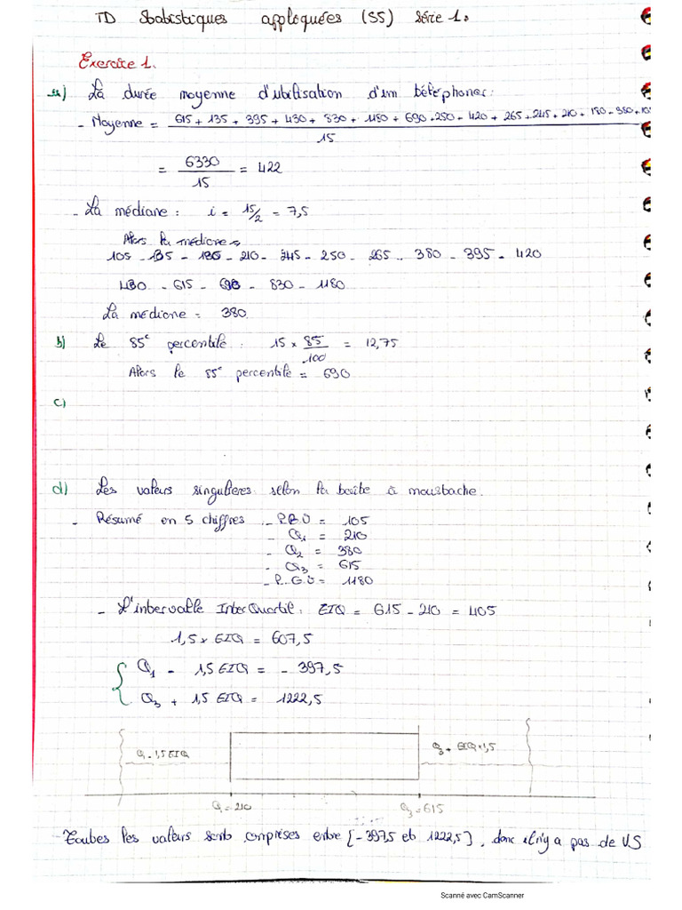 Correction TD 1 | PDF