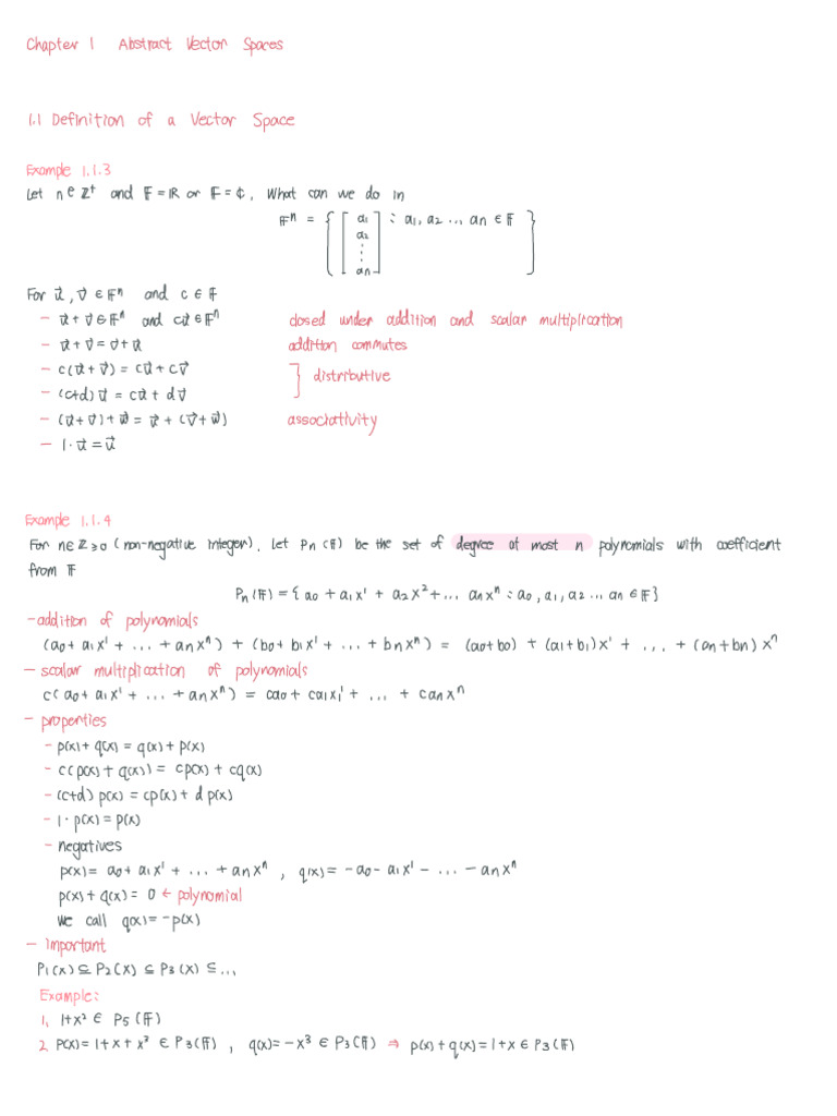 Math 235 Notes | PDF