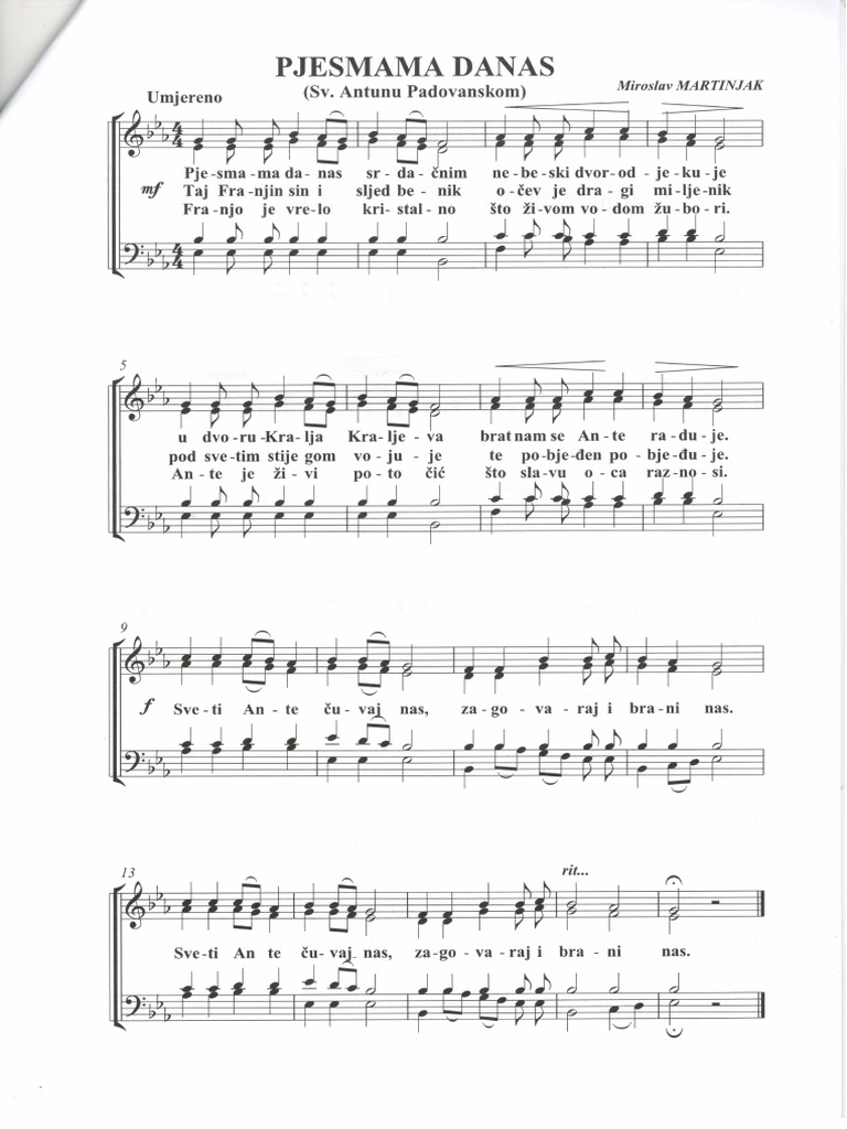 Pjesmama Danas | PDF