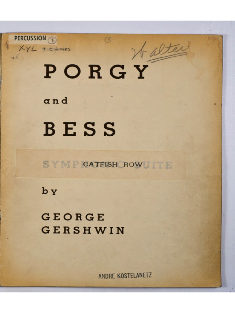 Porgy and Bess Láminas | PDF