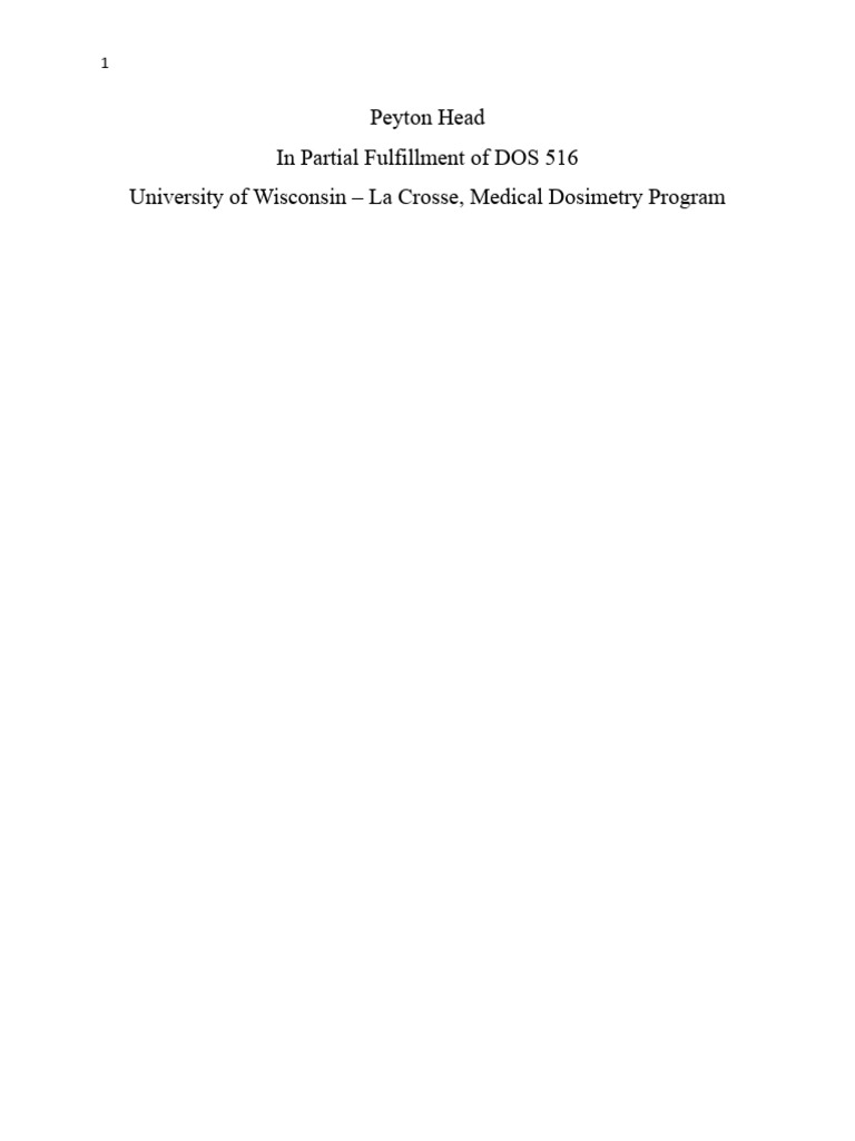 Rad Safety Paper | PDF