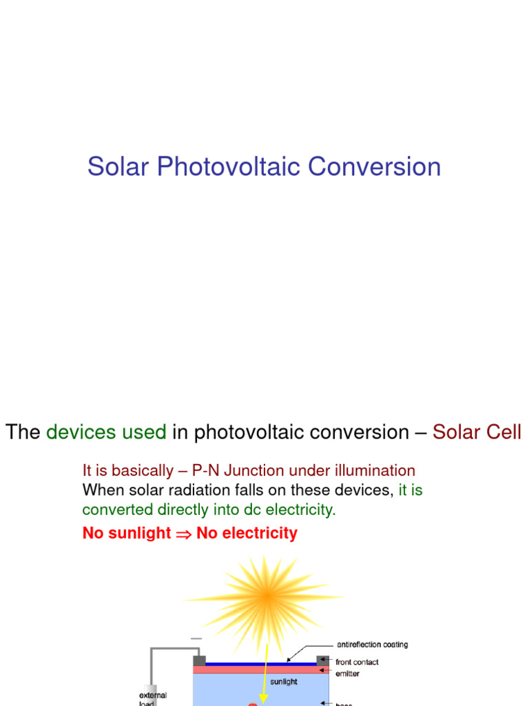 Slide 7 PV New | PDF | Photovoltaics | Solar Cell