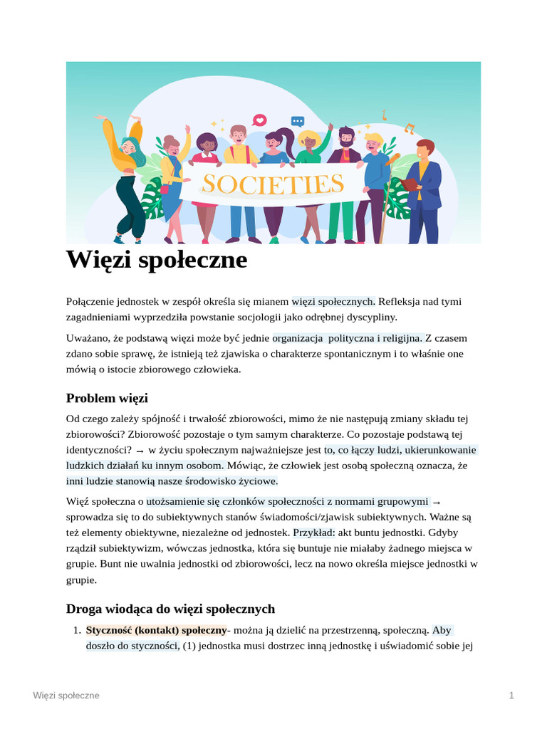 Socjologia 2 | PDF