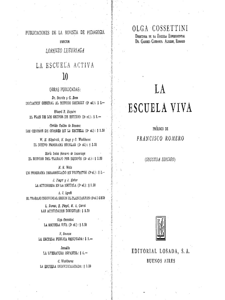 La Escuela Viva - Compressed | PDF