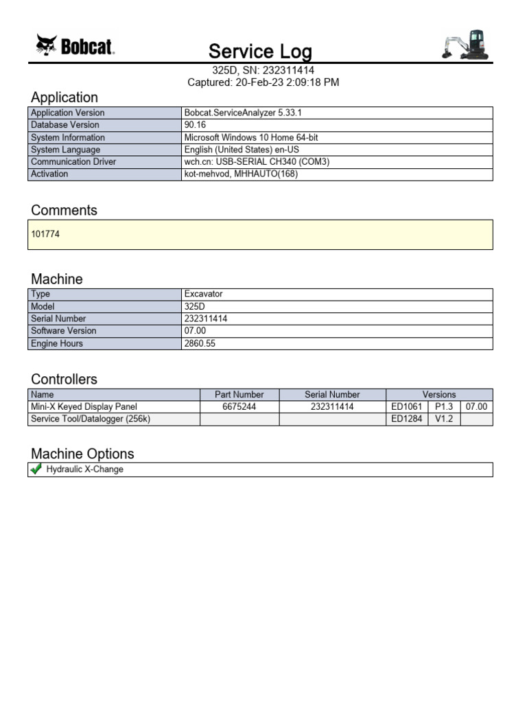 Service Log: Application | PDF | Computer Architecture | Computer ...