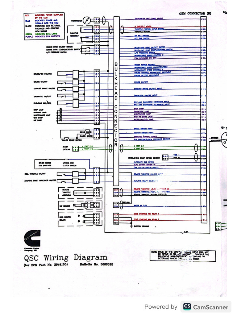 Qsc Wiring Diagram 1 De 2 Pdf