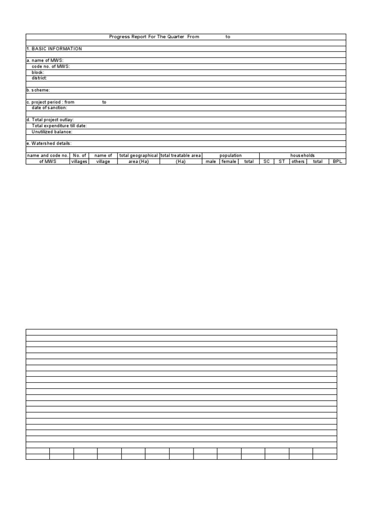 Quarterly Progress Report Overview | PDF | Loans | Economies