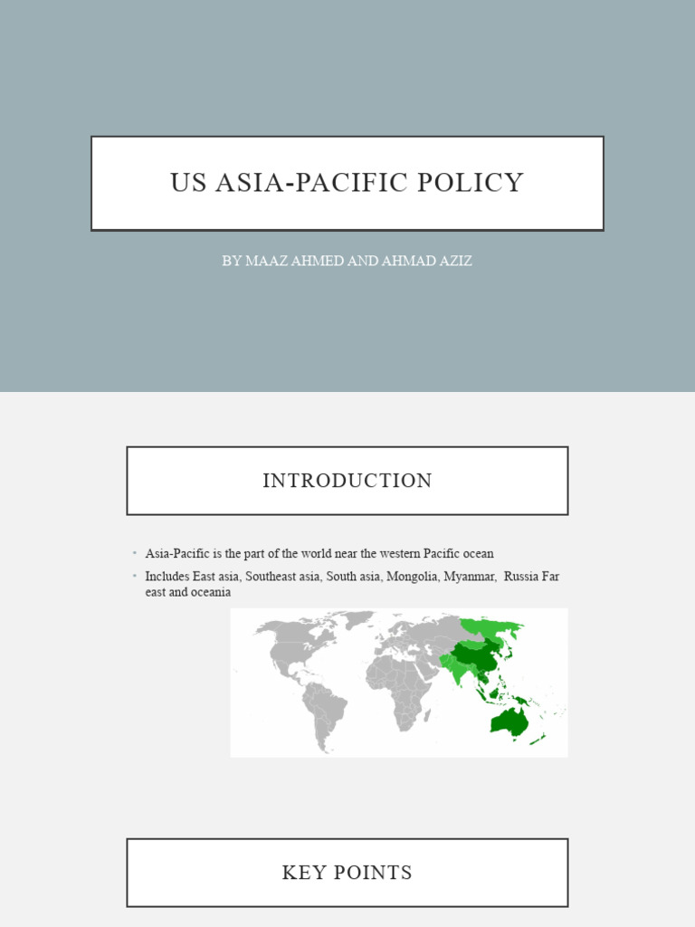 US Asia-Pacific Policy Overview | PDF | Southeast Asia | Asia