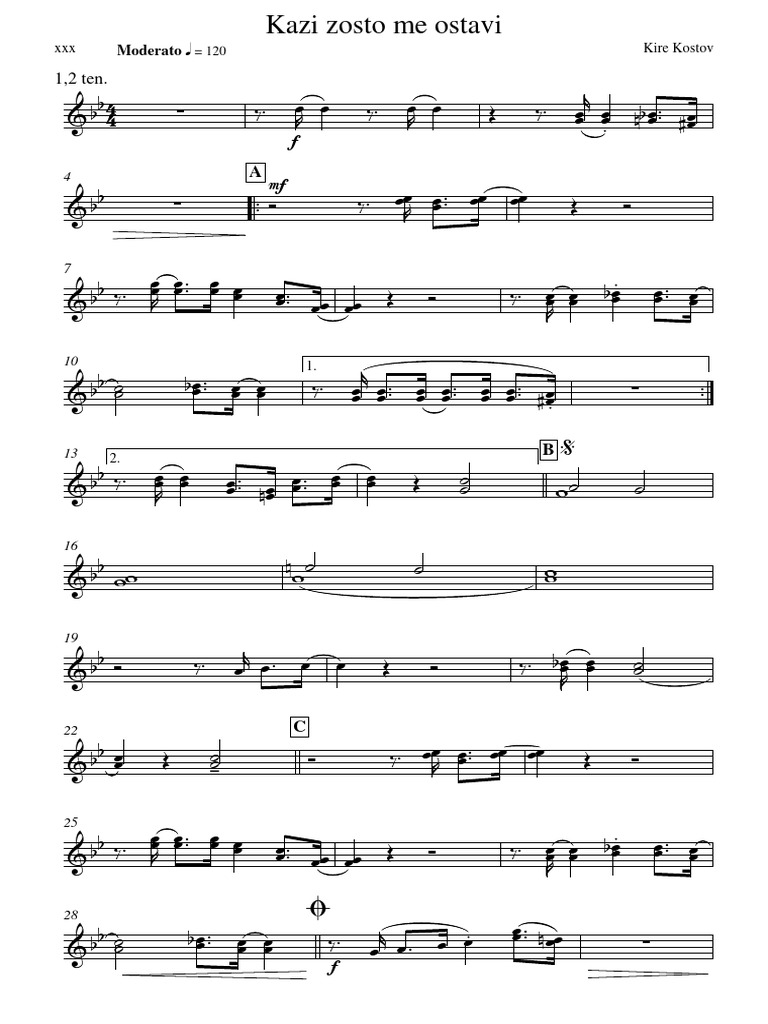Kazi Zosto Me Ostavi 1,2 Ten | PDF