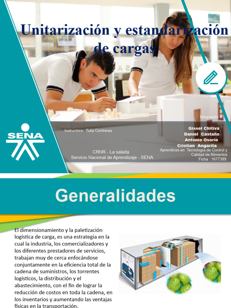 Exposicion Unitarizacion y Estandarización de Cargas - Ficha 1677389 | PDF | Paleta | Transporte