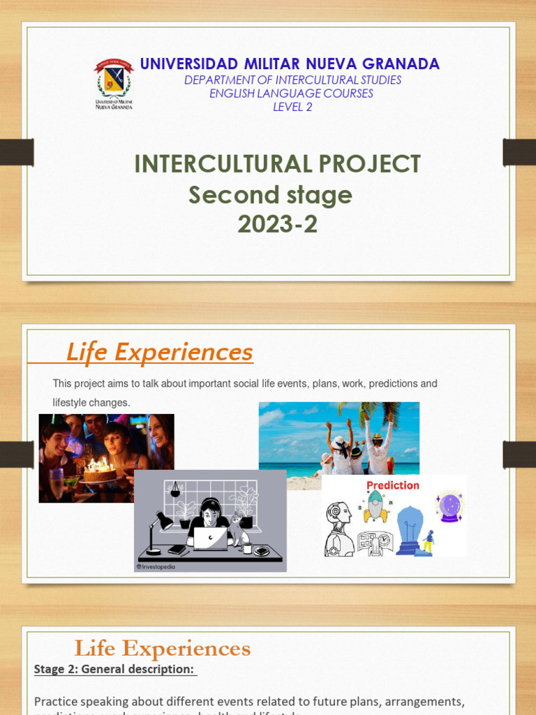Stage 2 Project level 2 2023-2 PLAN A 1 | PDF | Cross Cultural ...