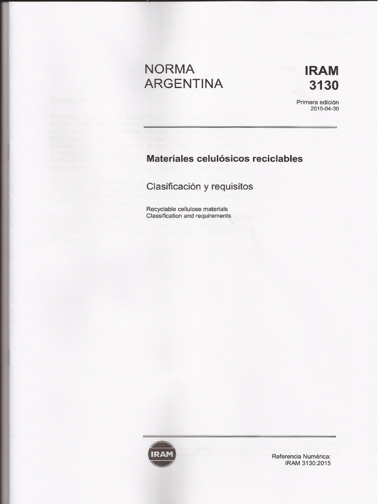 3130-2015 Iram | PDF