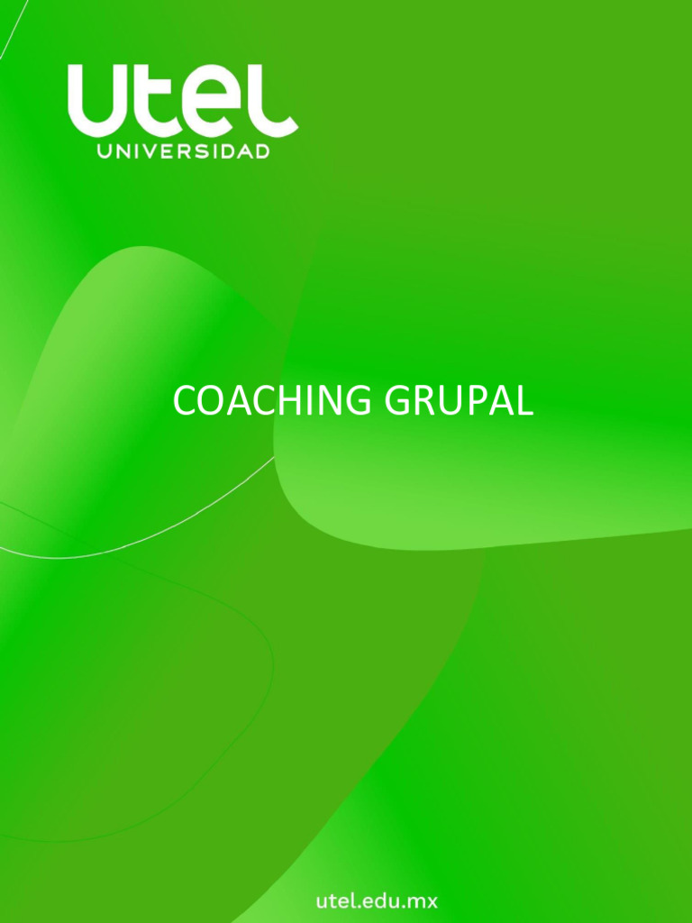 Coaching Grupal: Estrategias y Modelos | PDF