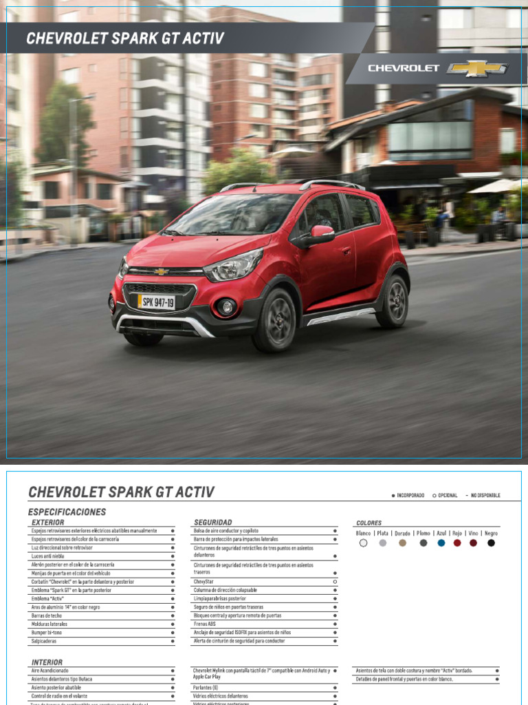 Ficha Tecnica Spark Activ | PDF