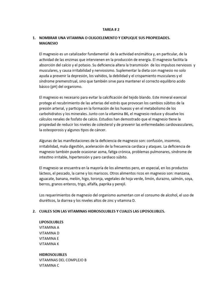 Tarea # 2 | PDF