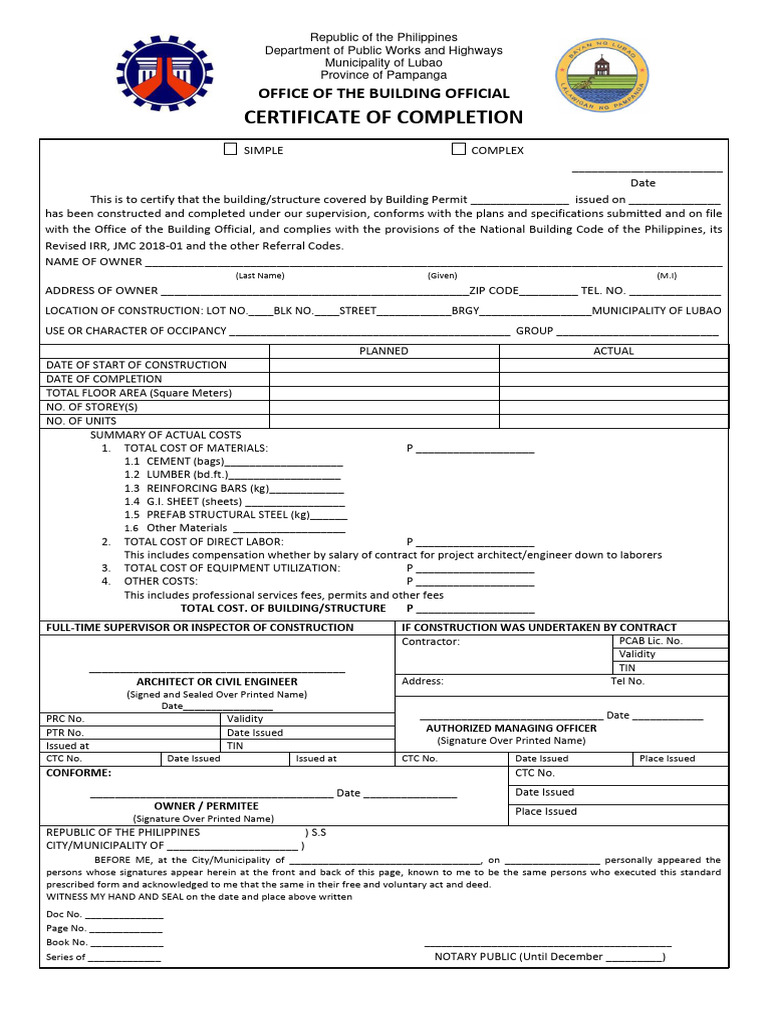 New Cert. of Completion | PDF