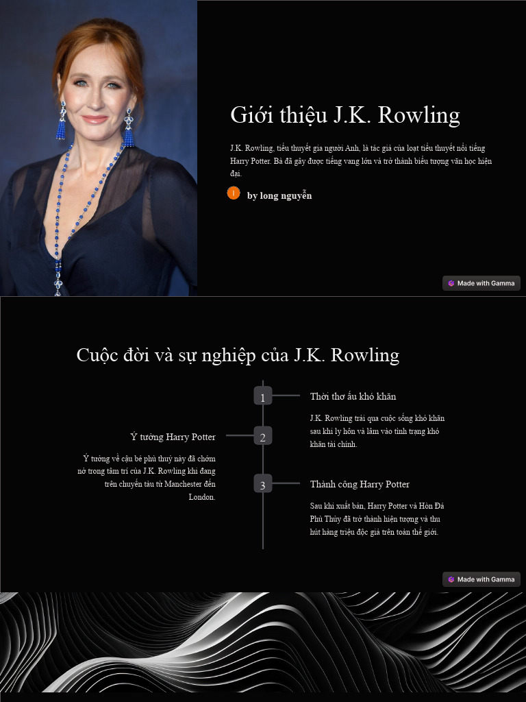 Gioi Thieu JK Rowling | PDF