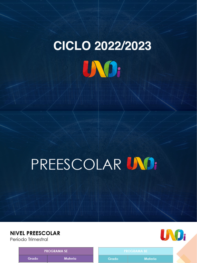 Materias del Ciclo Escolar 2022/2023 | PDF