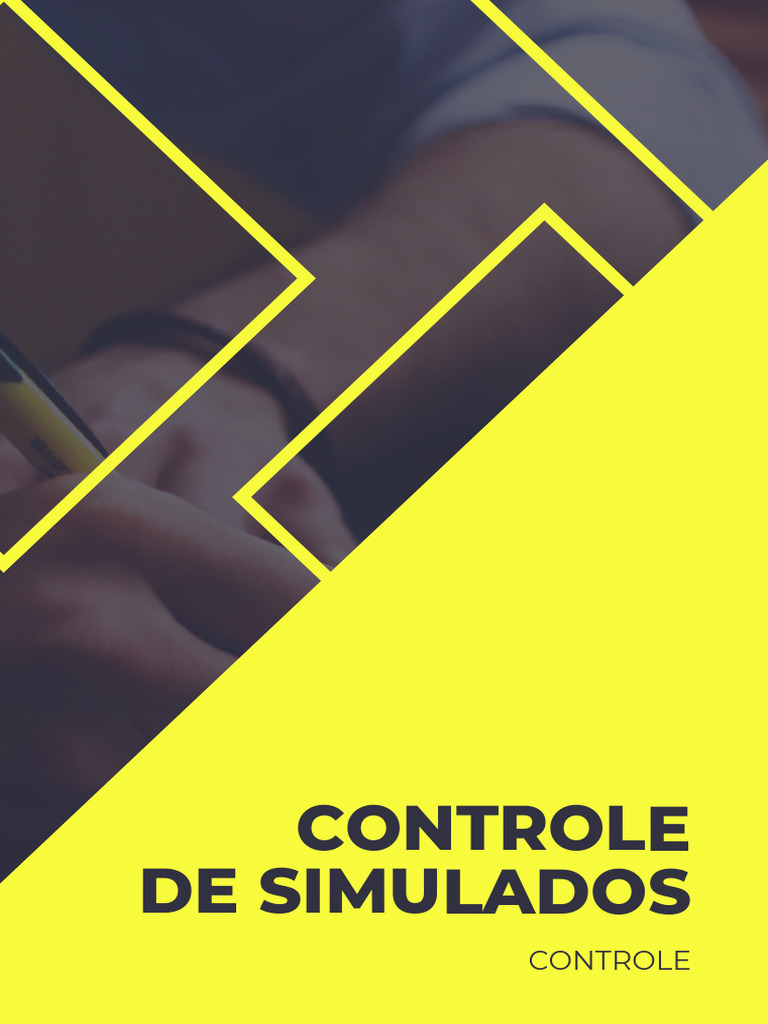 Controle de Simulados | PDF