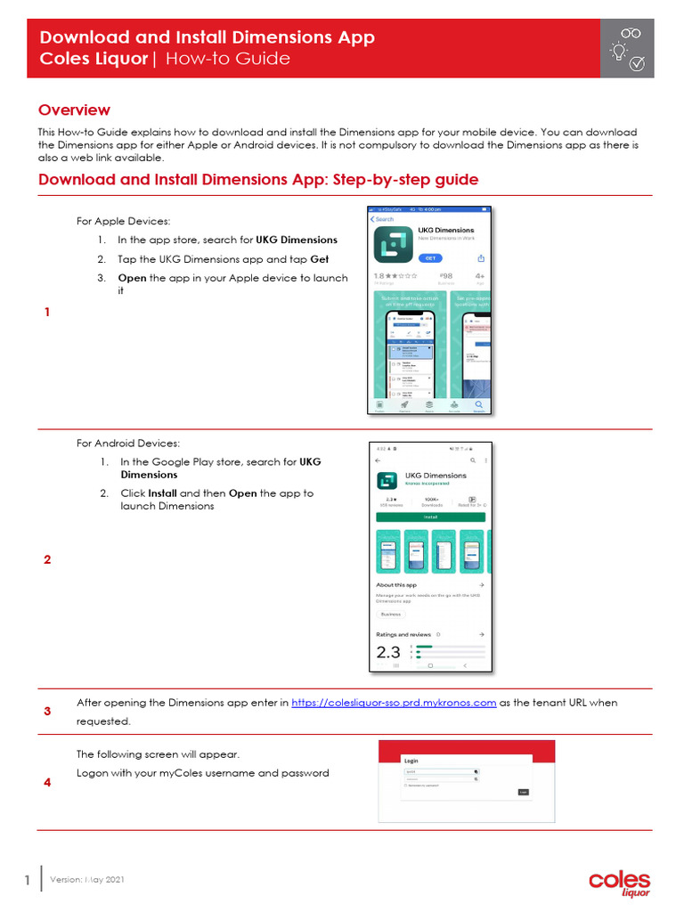 How to download and install the Dimensions App | PDF
