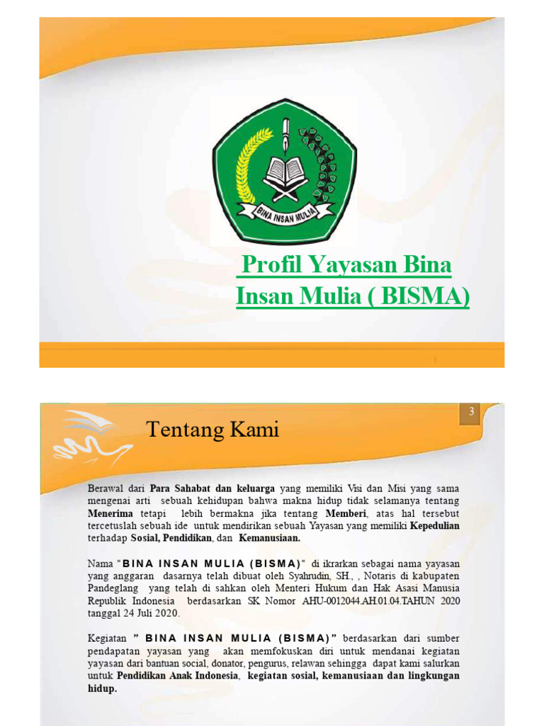 Profil BISMA - Compressed | PDF