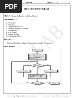 4-Bit Booth Multiplier in Verilog | PDF