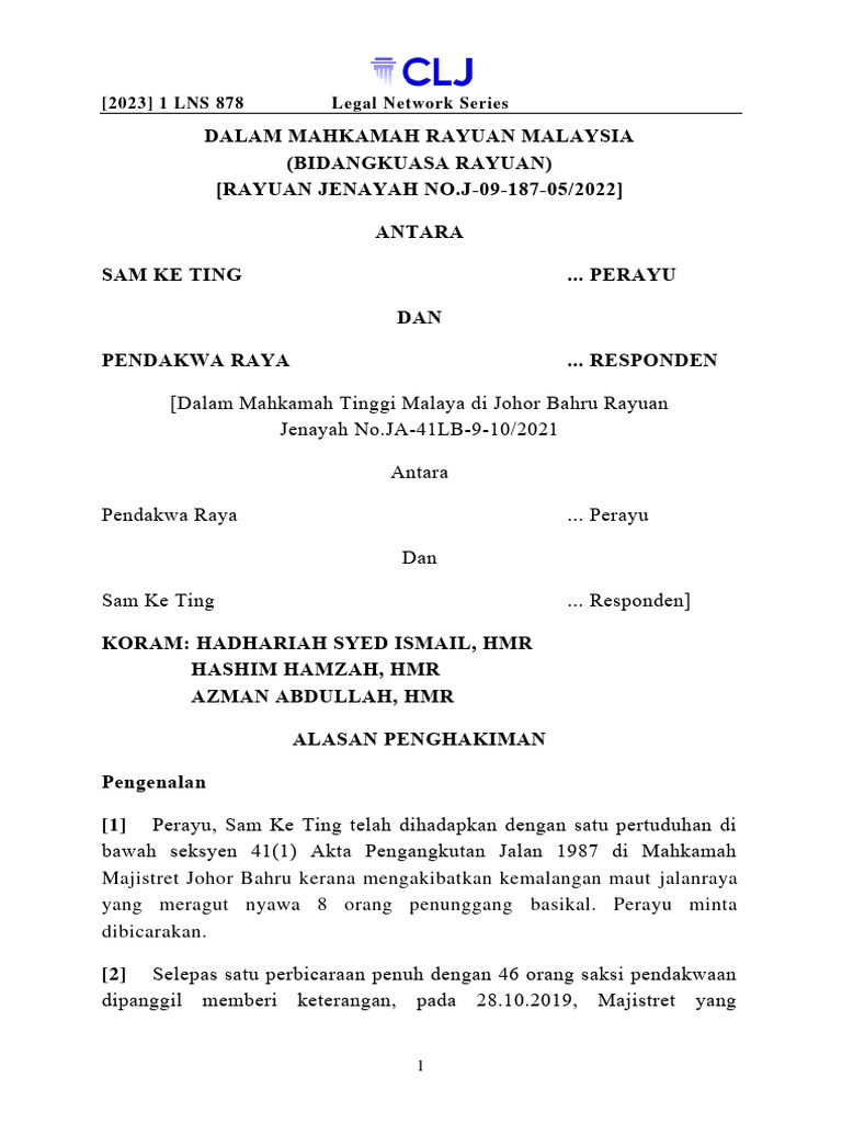 Sam Ke Ting V PP 2023 | PDF