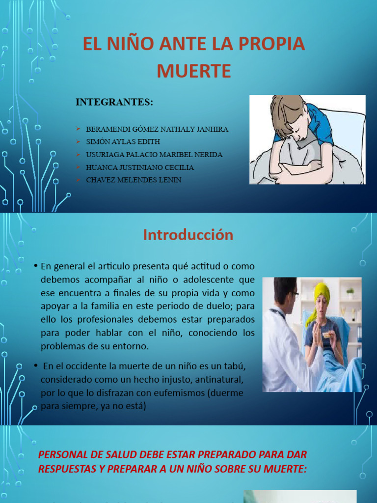 Acompañamiento en la muerte infantil | PDF | Relaciones personales ...