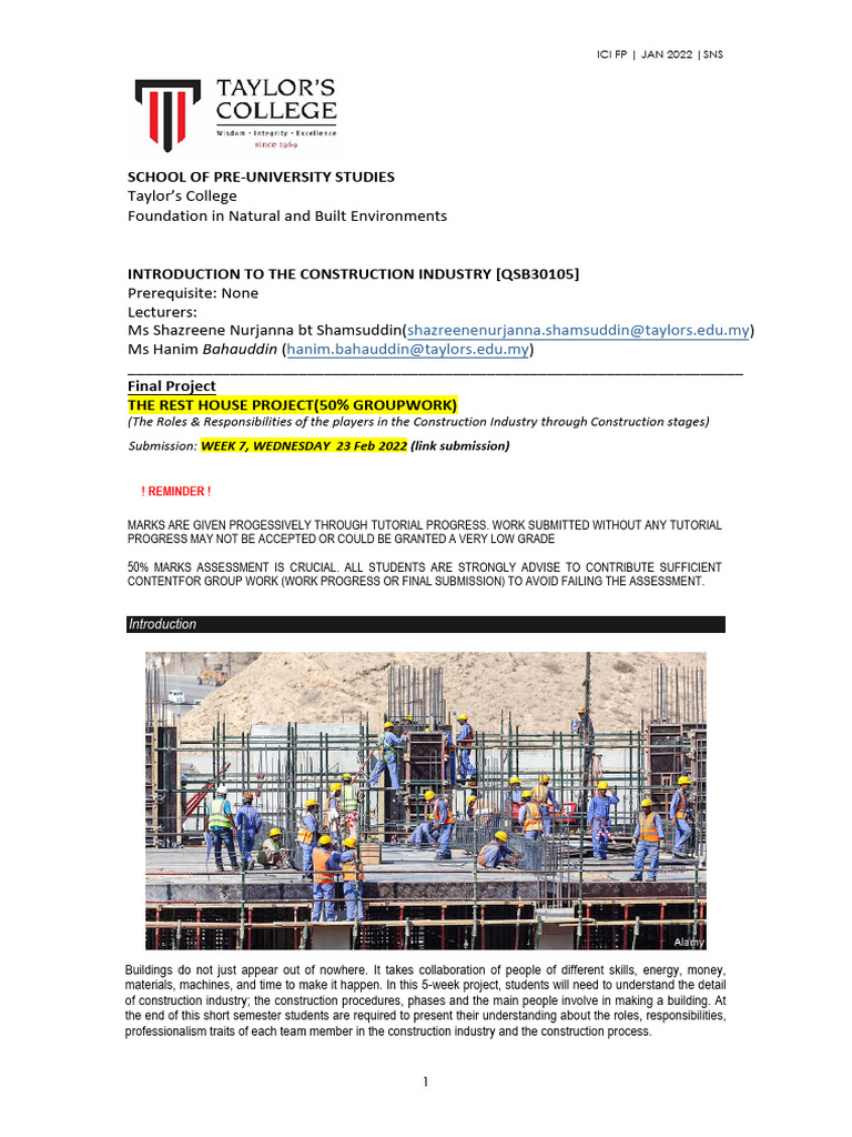 ICI JAN(R) 2022_FINAL PROJECT BRIEF | PDF