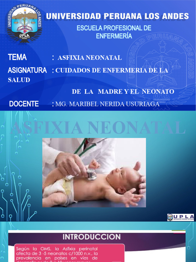Asfixia Neonatal: Causas y Cuidados | PDF | Apnea | Placenta