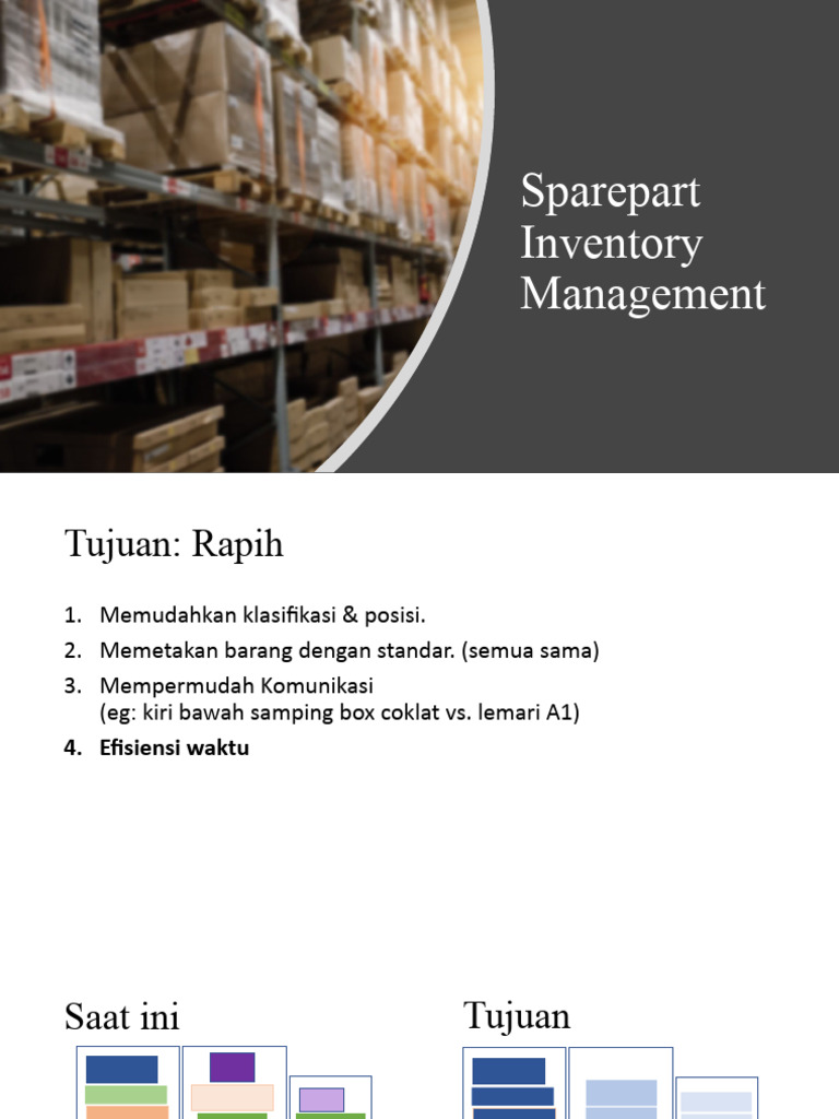 Sparepart Inventory Management | PDF